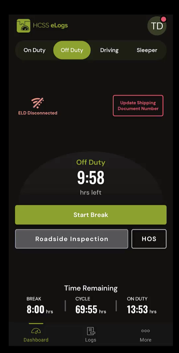 How to Manually Connect HCSS eLogs to the HCSS ELD