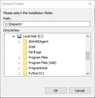 How to Install a Dispatcher Network System on the File Server