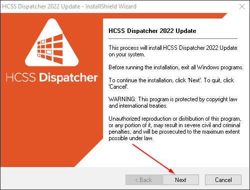 How to Update an HCSS Dispatcher Network (Multi-User) System
