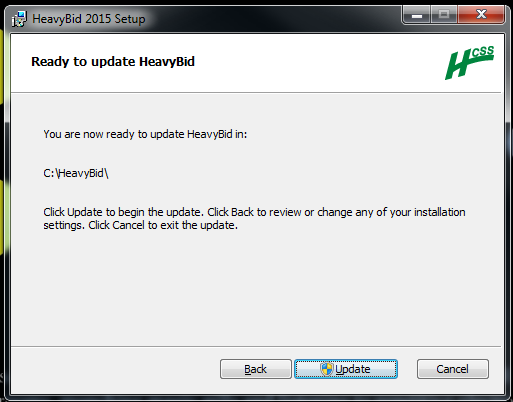 How to Update a HeavyBid Standalone (Single User) System