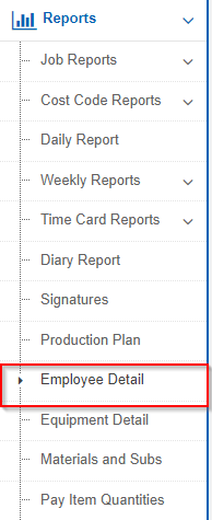 How to Create an Employee Detail Report on HeavyJob Web
