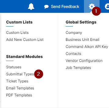 How to Add Submittal Types