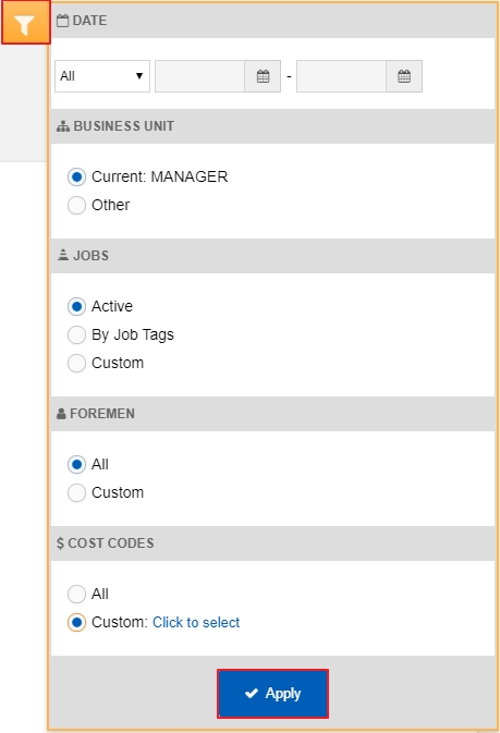 How to Run the Cost Code Detail Report in HeavyJob Web