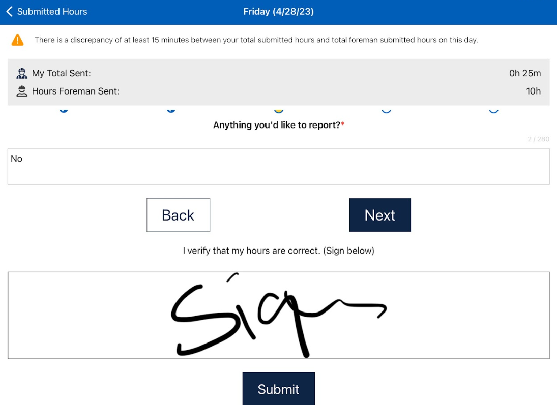 How to Record Signatures in HCSS myField