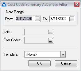 How to Generate a Cost Code Summary (Reports Plus) Report