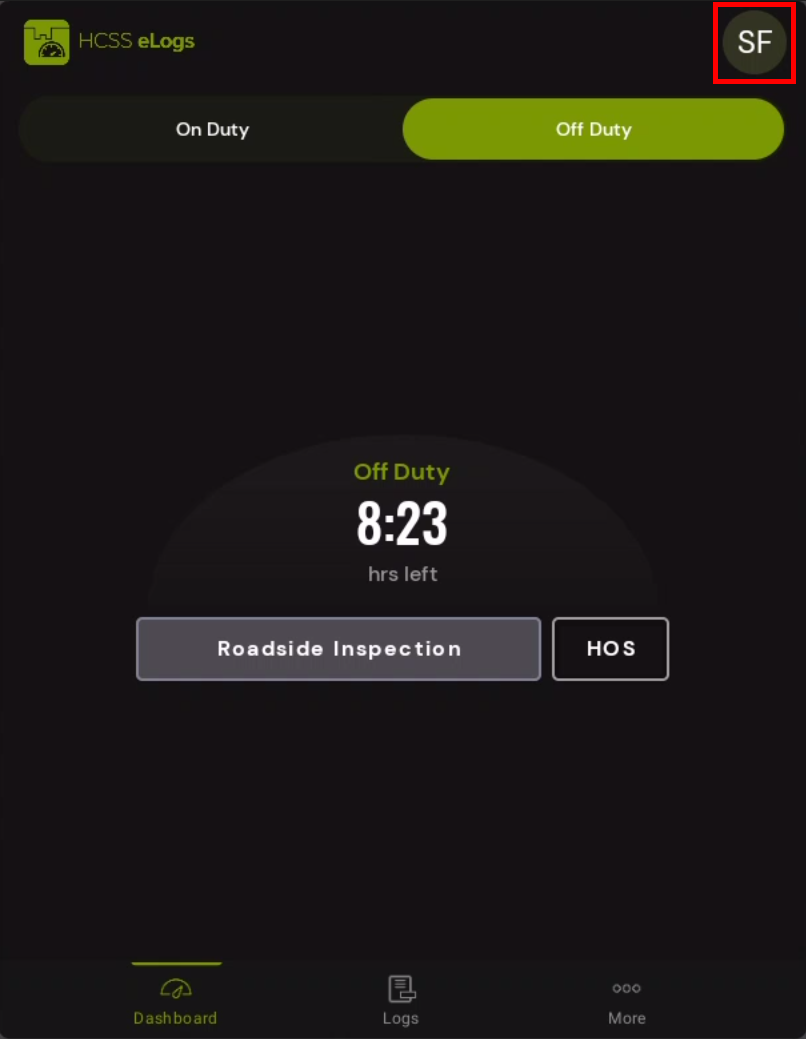 How to Switch Vehicles in HCSS eLogs Mobile