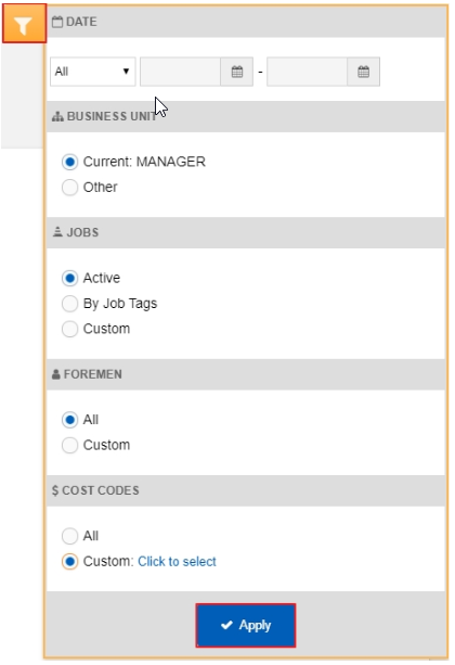 How to Generate the Costs by Tag Report