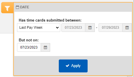 How to Run a Missing Time Card Report in HeavyJob Web