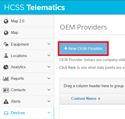 How to Activate CAT ISO OEM Provider