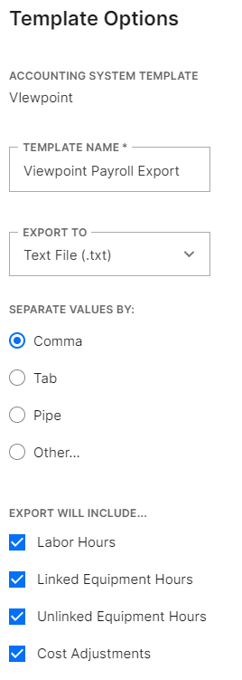 How to Configure Export to Accounting for Vista (Viewpoint)
