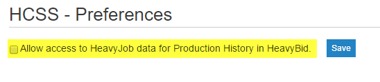 How to Enable Production History