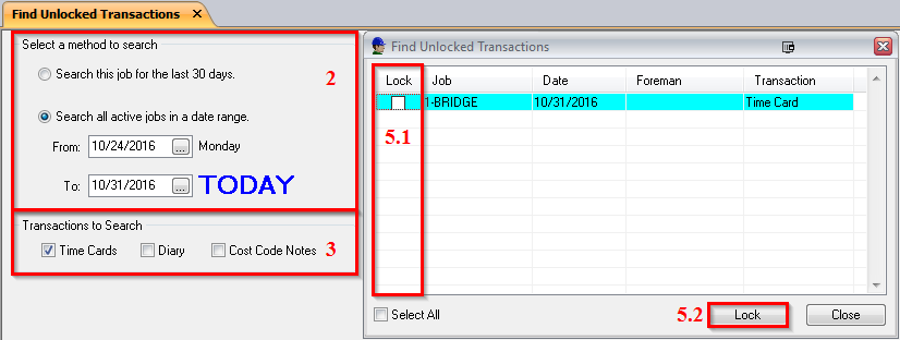 How to Locate Unlocked Transactions in HeavyJob