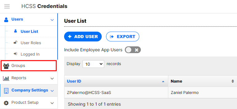 How to Assign a Credentials User to a Subscription Group with HeavyBid Access