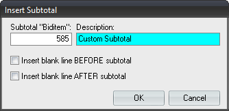 How to Set up Custom Subtotals (Pre-2016)