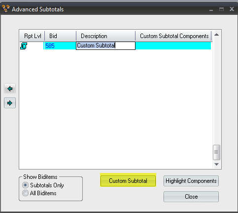 How to Set up Custom Subtotals (Pre-2016)