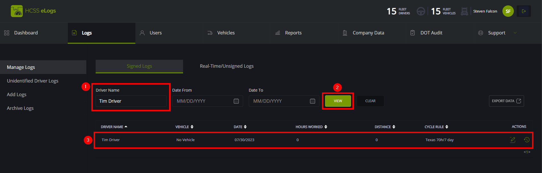 How to Edit Driver Logs in the eLogs Management Portal