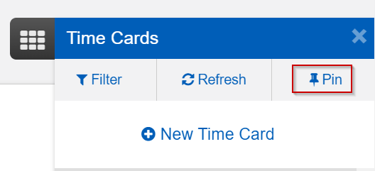How to Pin/Un-Pin Time Cards in HeavyJob Web