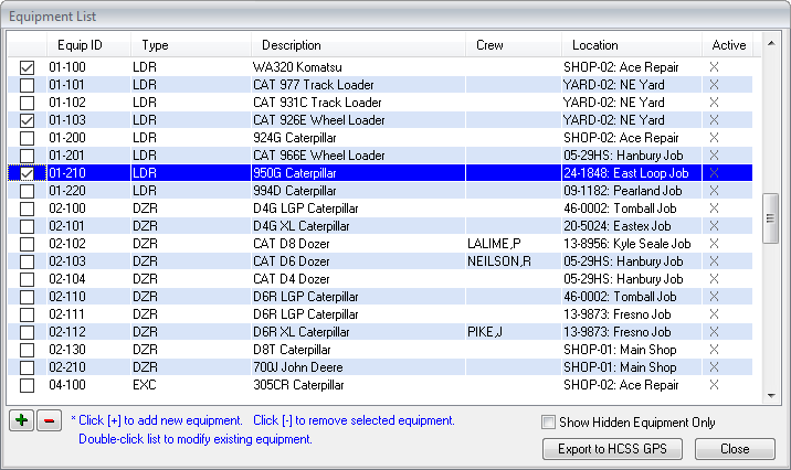 How to Mass Delete Equipment in HCSS Dispatcher