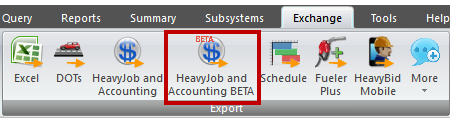 How to Export to Accounting (Beta) from HeavyBid 2016+