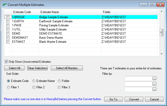 How to Update a HeavyBid Network (Multi-User) System