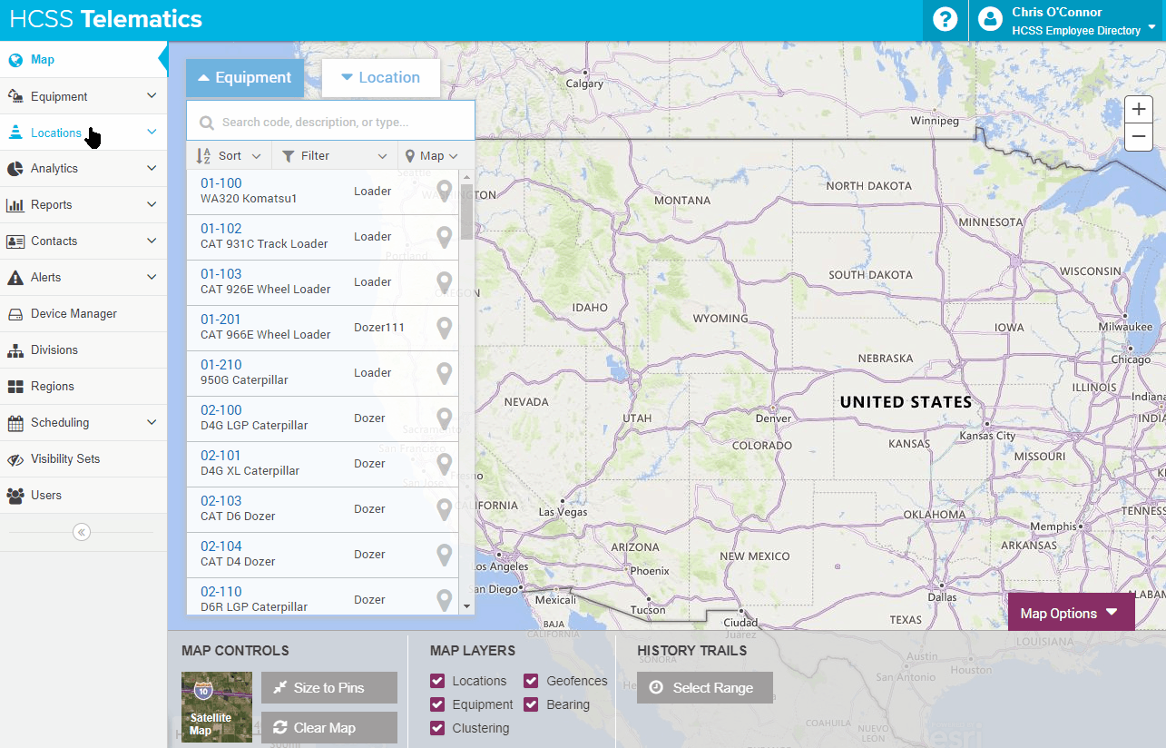 Overview: Scheduling Equipment Moves in HCSS Telematics