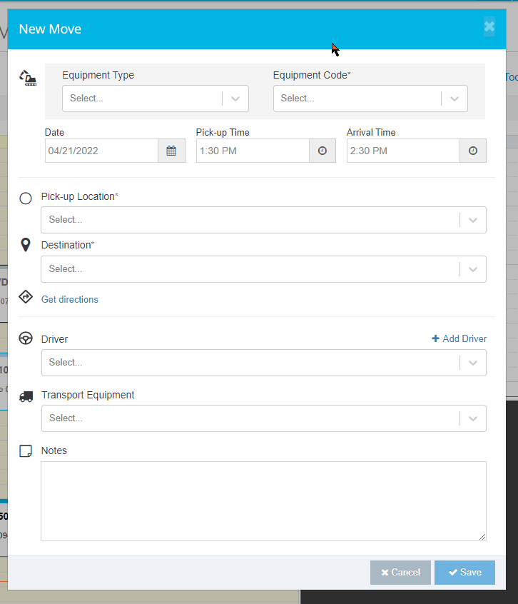 Overview: Scheduling Equipment Moves in HCSS Telematics