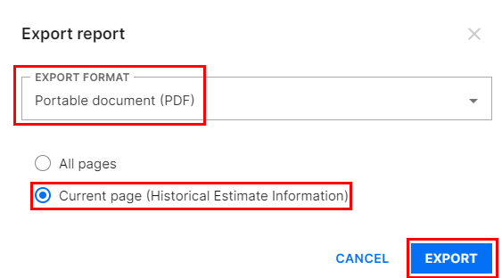 How to Export a Report in HCSS Insights