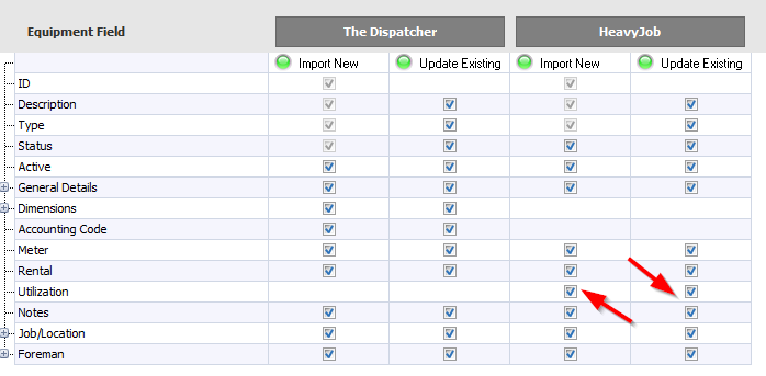 How to Import Utilization Hours from HeavyJob into Equipment360