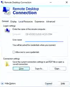 How to Install the HCSS Cloud RDP Client on Windows OS