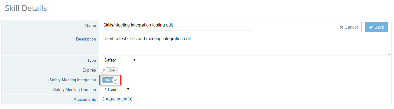 How to Setup Skills/Meeting Integration