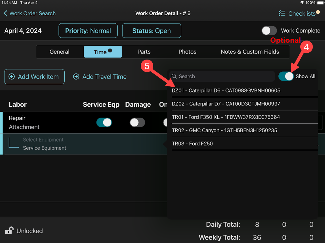 Service Equipment in Equipment360