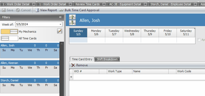 How to Adjust Labor on Time Cards in Equipment360