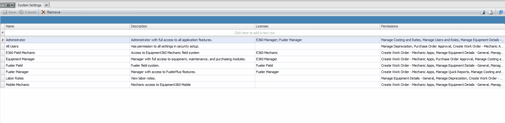 How to Change Permissions for User Roles in Equipment360