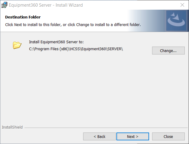 Equipment360 Server Manager Installation Guide