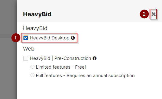 Overview: HeavyBid User Permissions