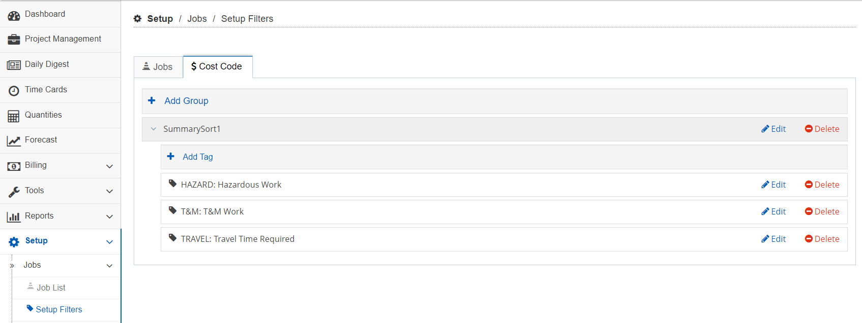 How to Set Up Summary Sort Codes in HeavyJob Web for Cost Code ...