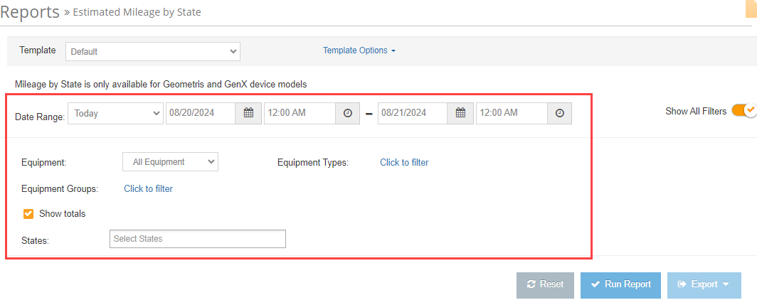 How to Pull Mileage by State Report in HCSS Telematics.