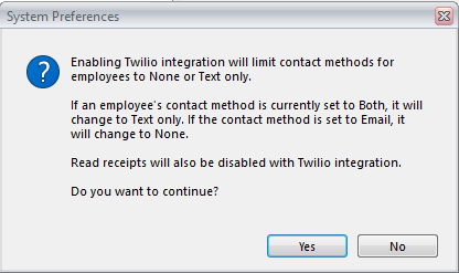 How to Enable Twilio Integration in HCSS Dispatcher