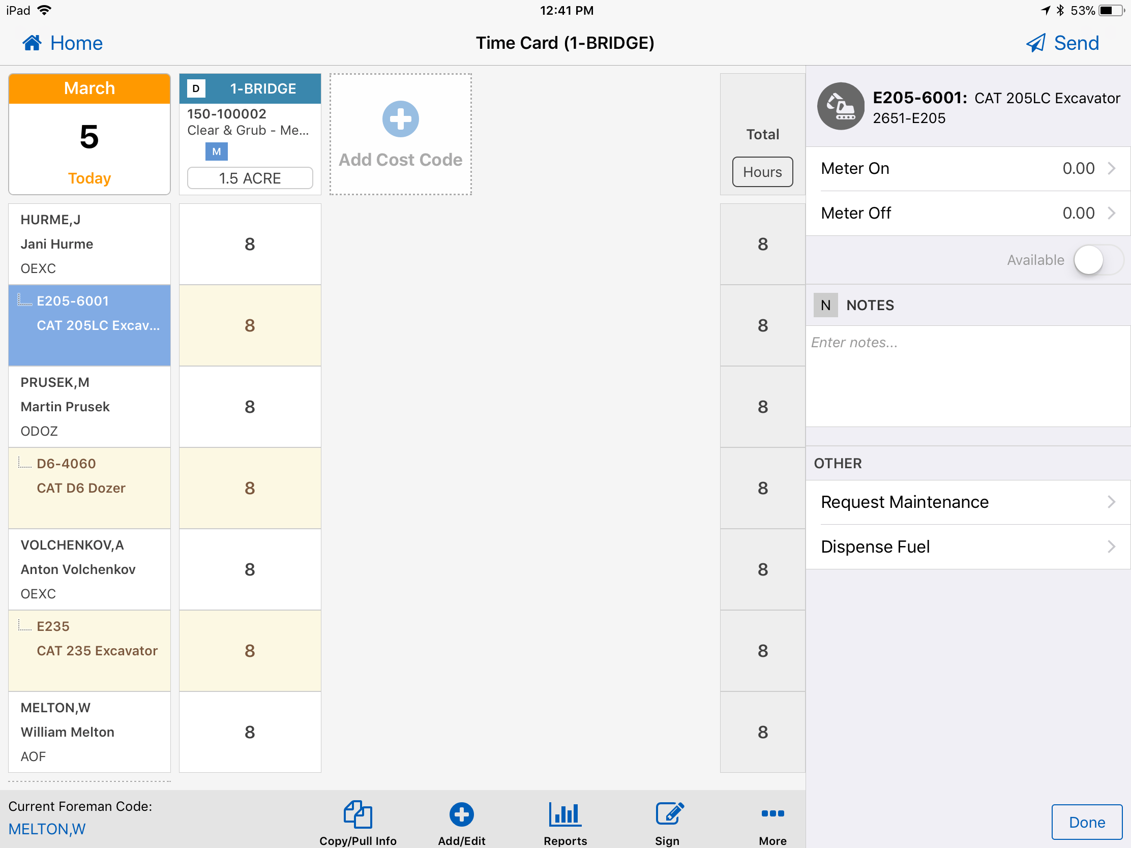 How to Dispense Fuel on HeavyJob Field Mobile