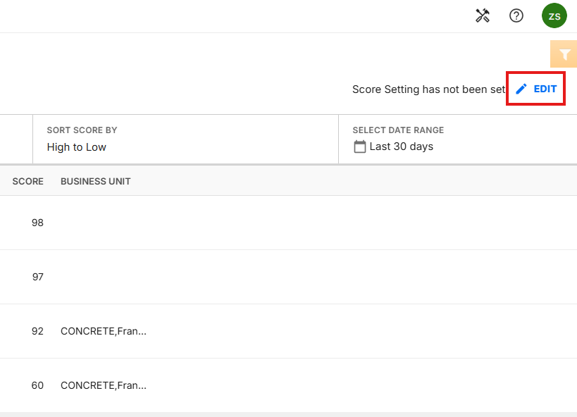 How to Adjust the Score Settings of the Driver Scorecard