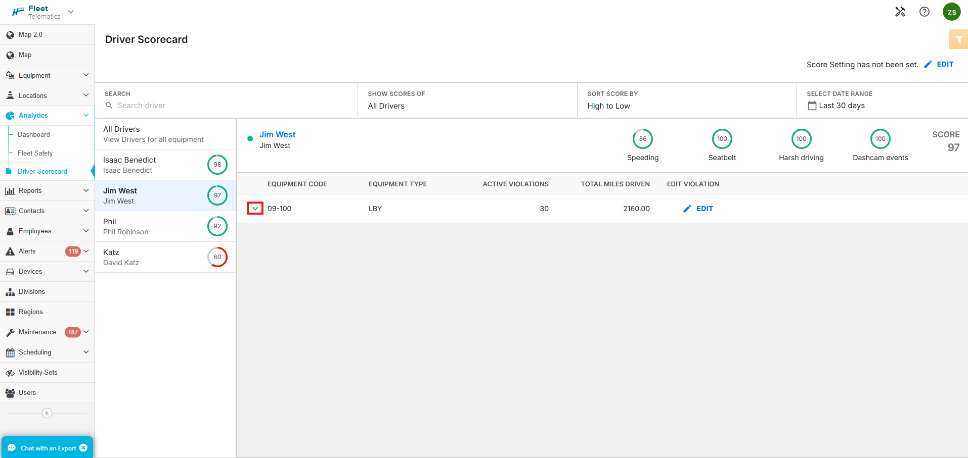 How to View a Driver's Violations