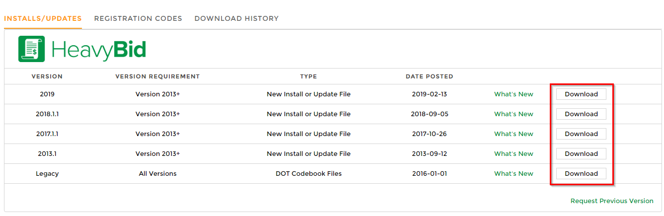 How to Download Installation and Update Files for HCSS Software